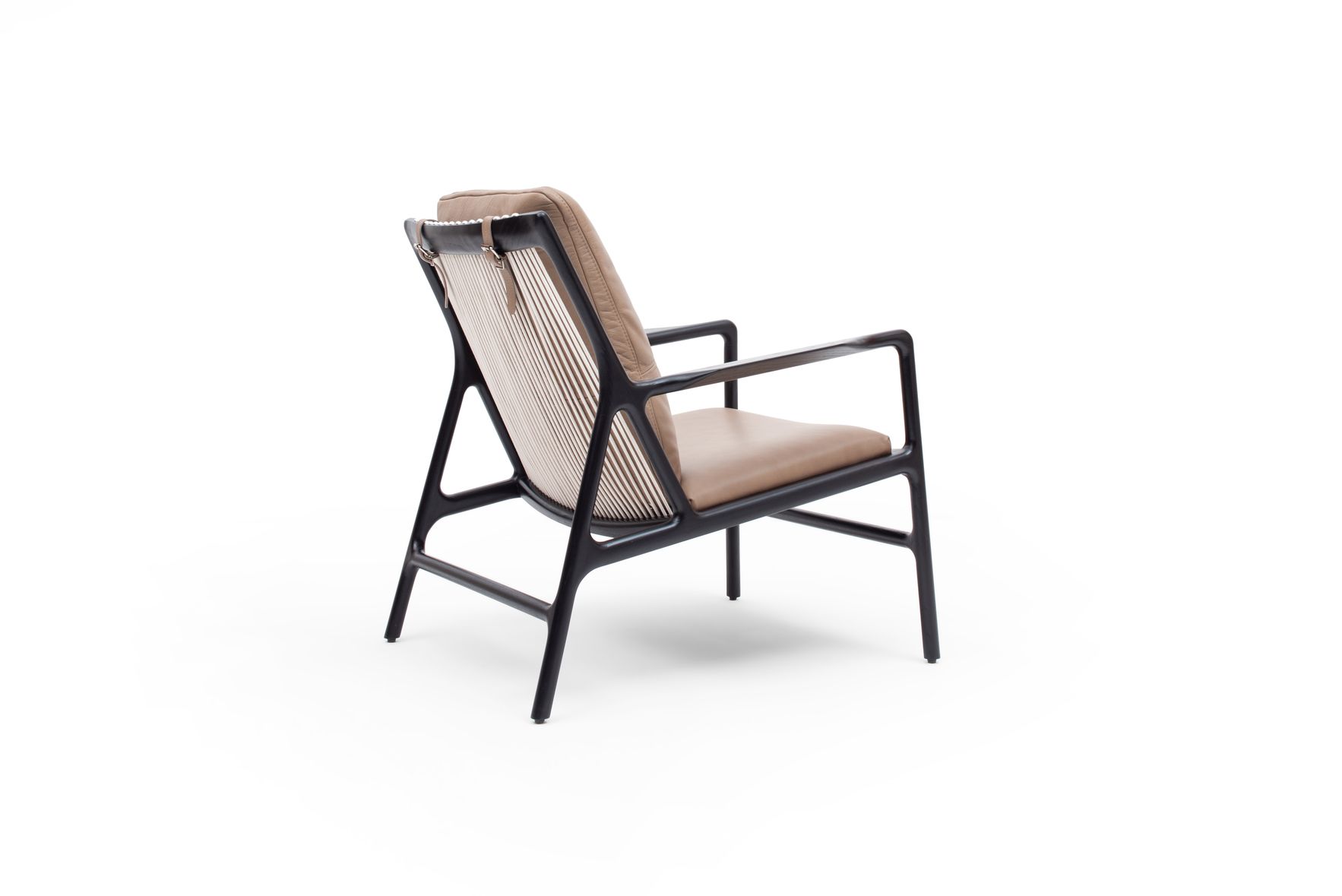 Design Lounge Stuhl Dedo Easy Chair von Gazzda in der Black Edition